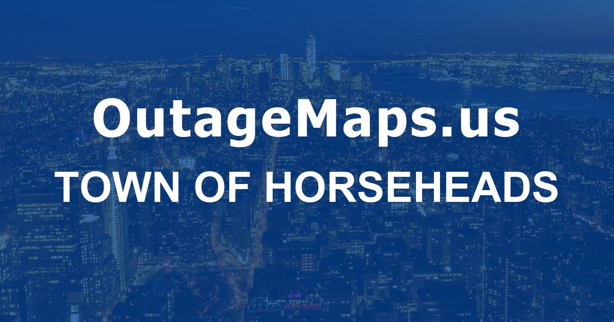 Town of Horseheads Power Outages Map