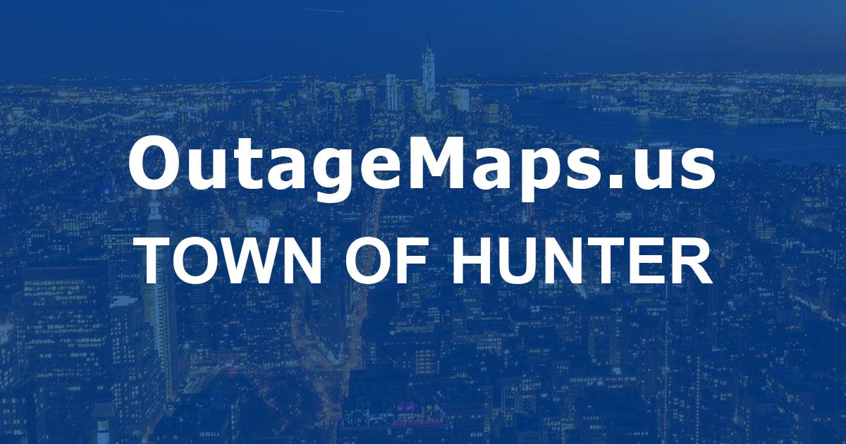 Town of Hunter Power Outages Map