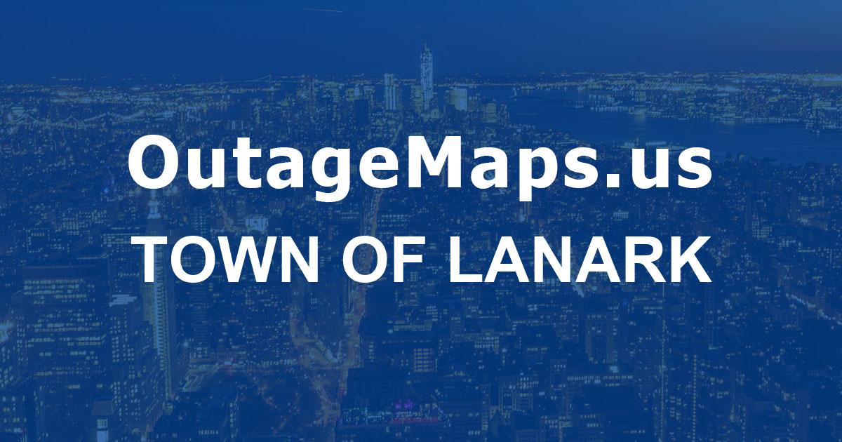 Town of Lanark Power Outages Map
