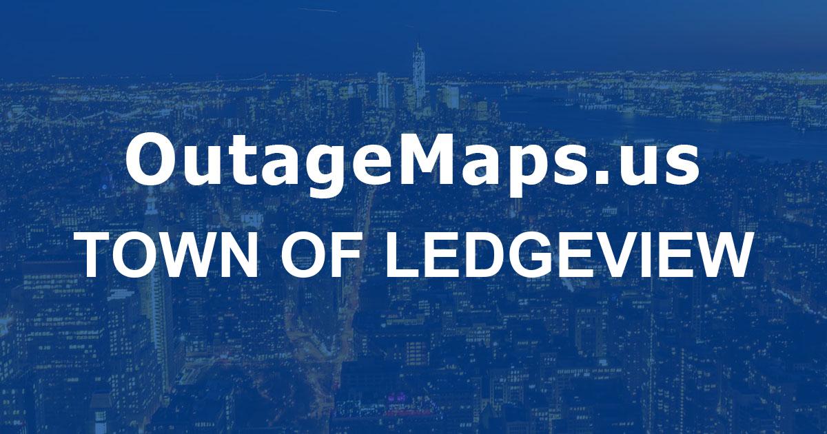 Town of Ledgeview Power Outages Map