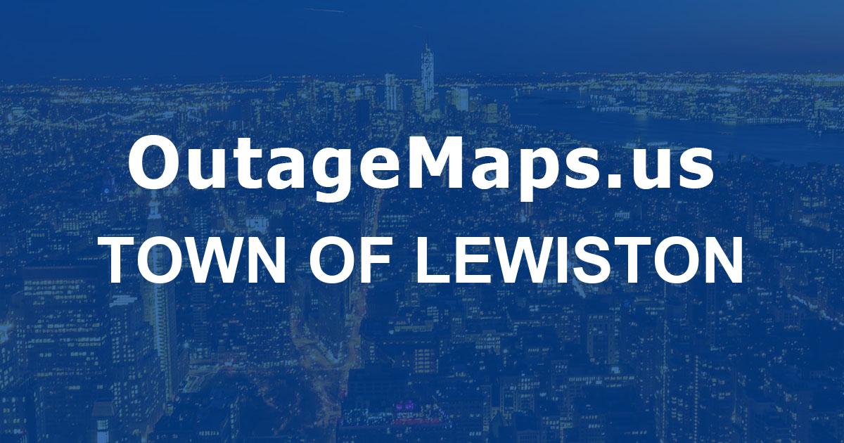 Town of Lewiston Power Outages Map