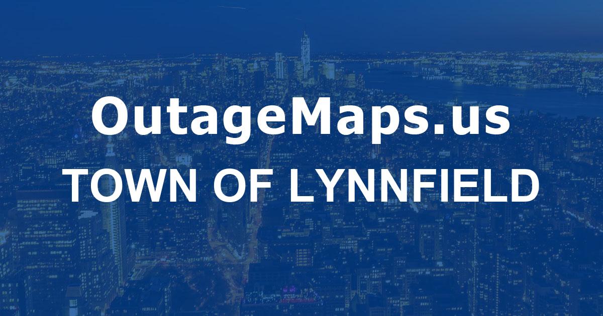 Town of Lynnfield Power Outages Map