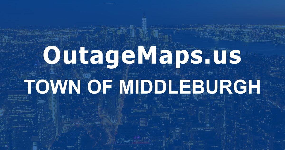 Town of Middleburgh Power Outages Map