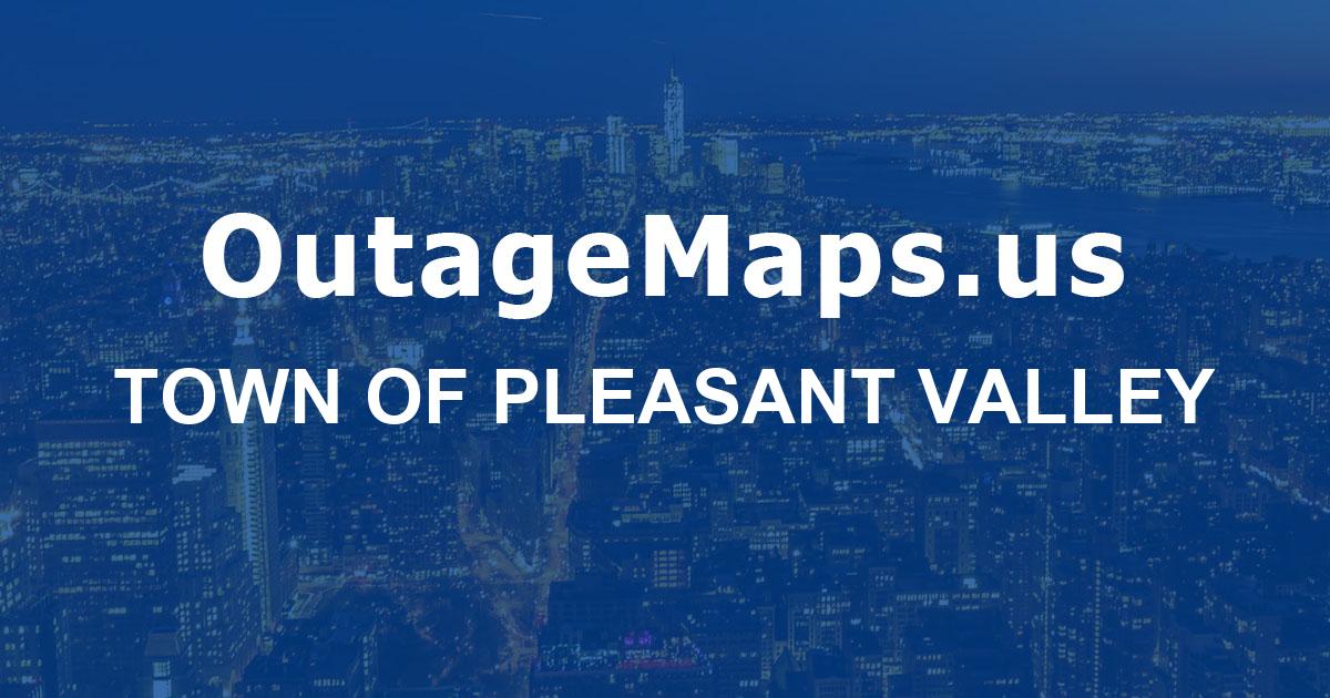 Town of Pleasant Valley Power Outages Map
