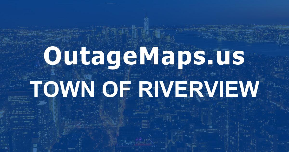 Town of Riverview Power Outages Map
