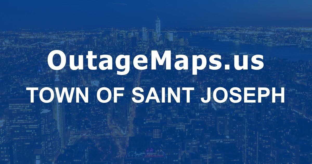 Town of Saint Joseph Power Outages Map