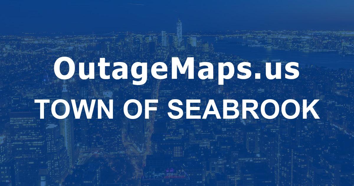 Town of Seabrook Power Outages Map