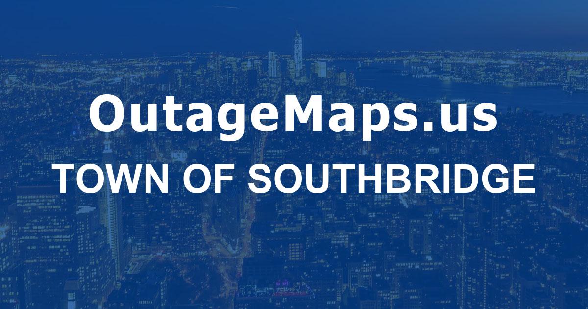 Town of Southbridge Power Outages Map