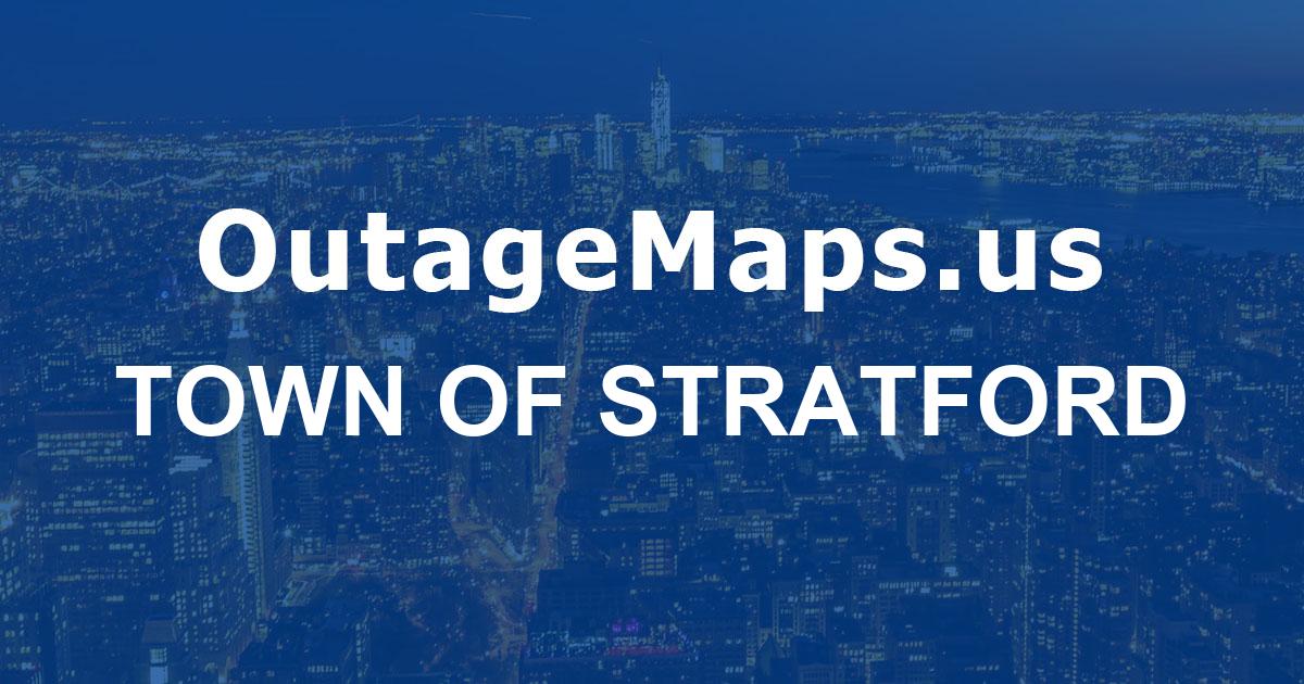 Town of Stratford Power Outages Map