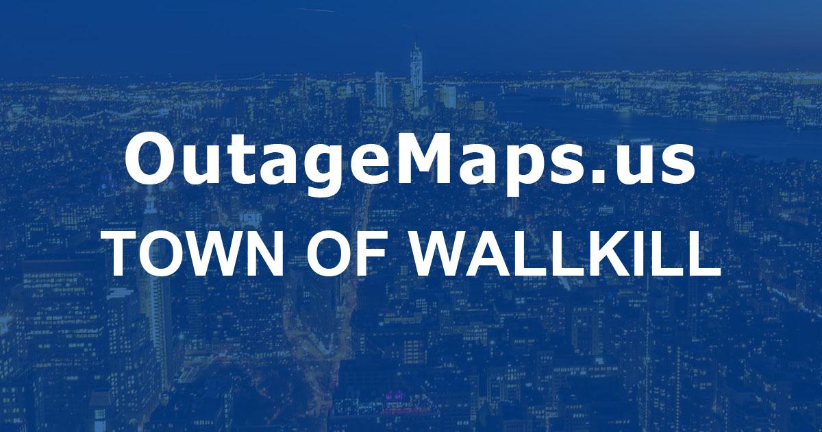 Town of Wallkill Power Outages Map
