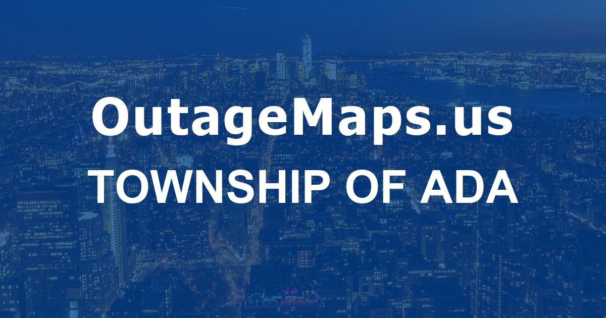 Township of Ada Power Outages Map