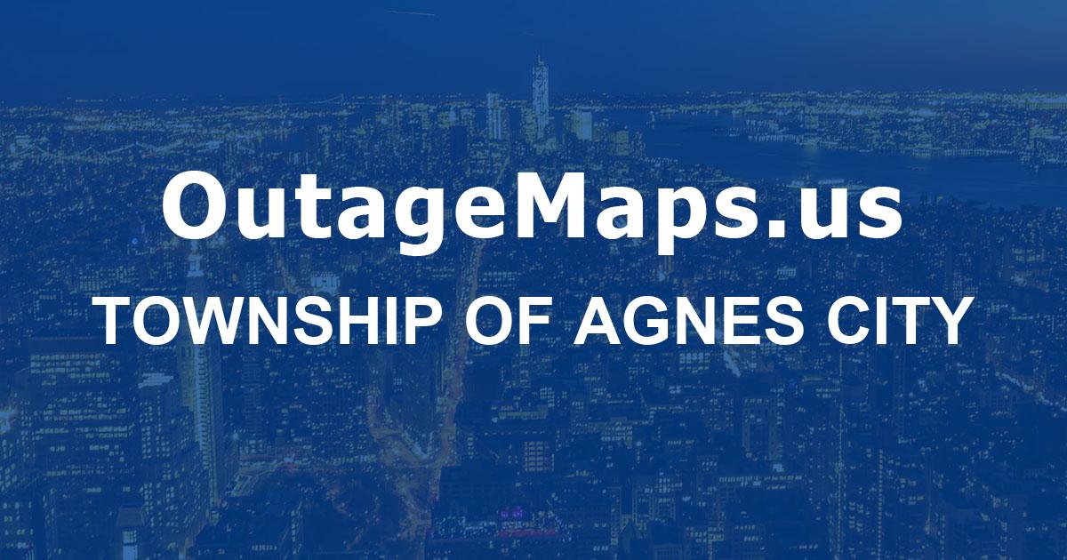 Township of Agnes City Power Outages Map