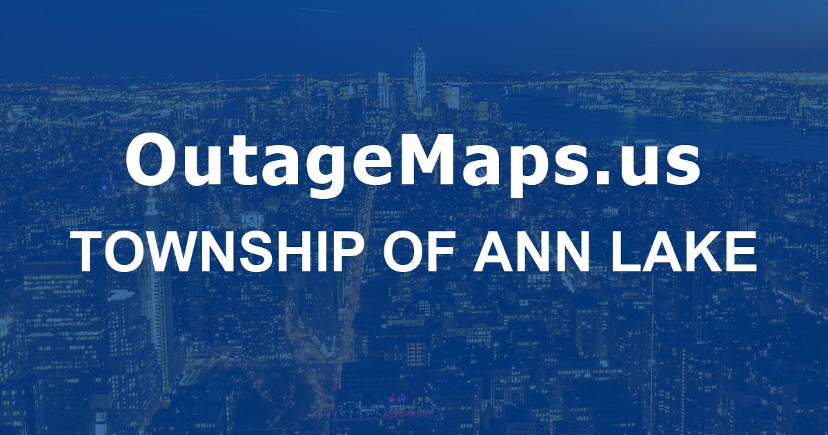 Township of Ann Lake Power Outages Map