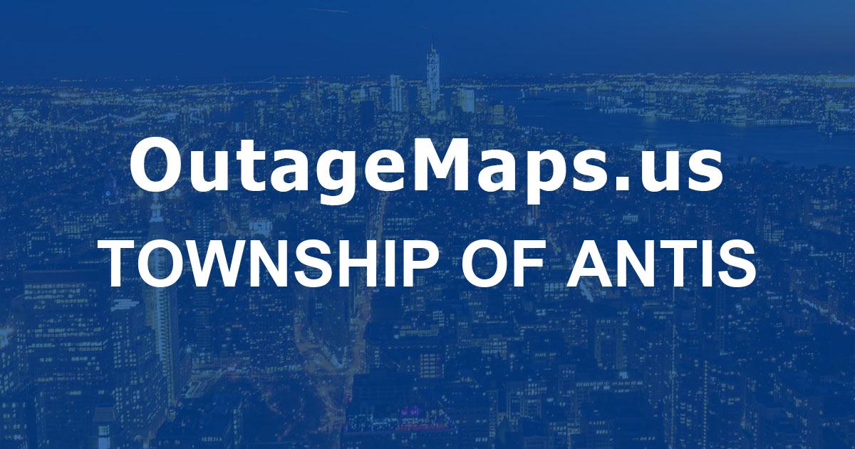 Township of Antis Power Outages Map