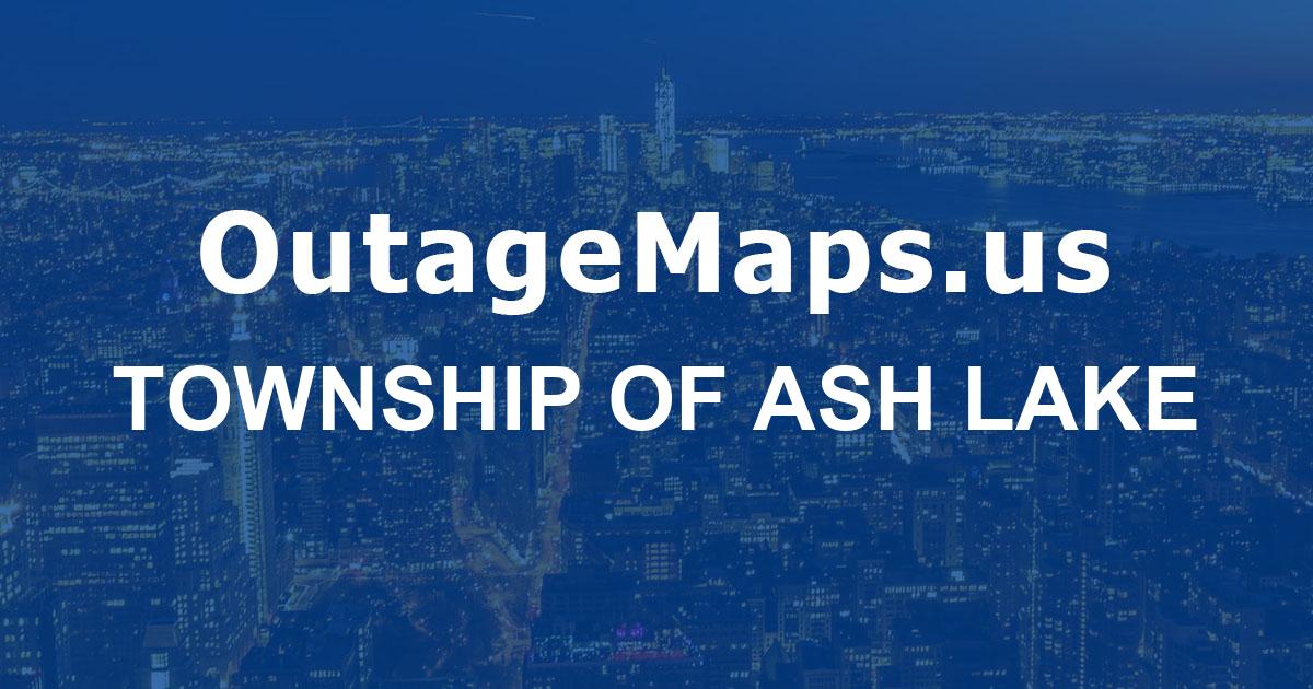 Township of Ash Lake Power Outages Map