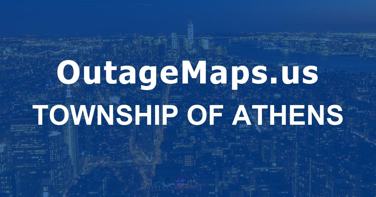 Township of Athens Power Outages Map