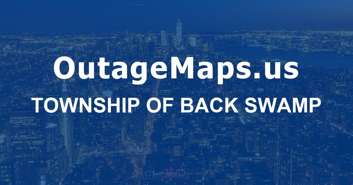 Township of Back Swamp Power Outages Map
