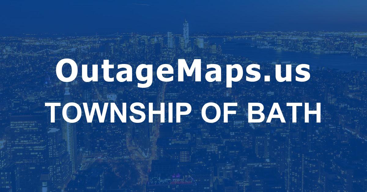 Township of Bath Power Outages Map