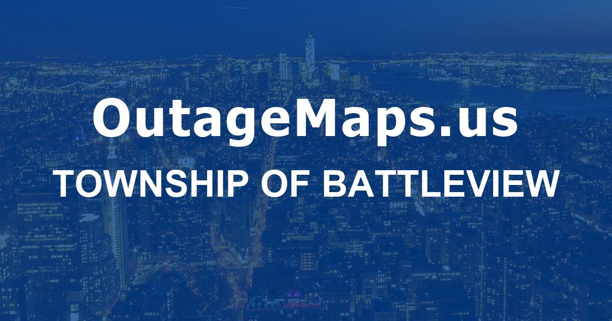 Township of Battleview Power Outages Map