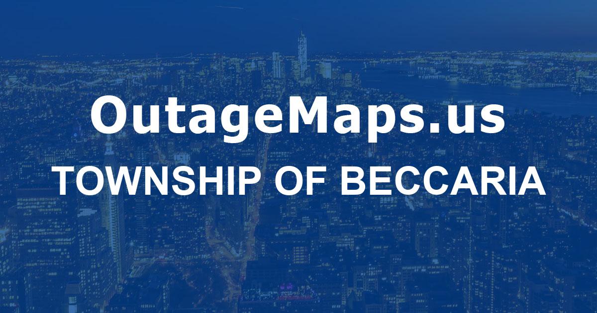 Township of Beccaria Power Outages Map