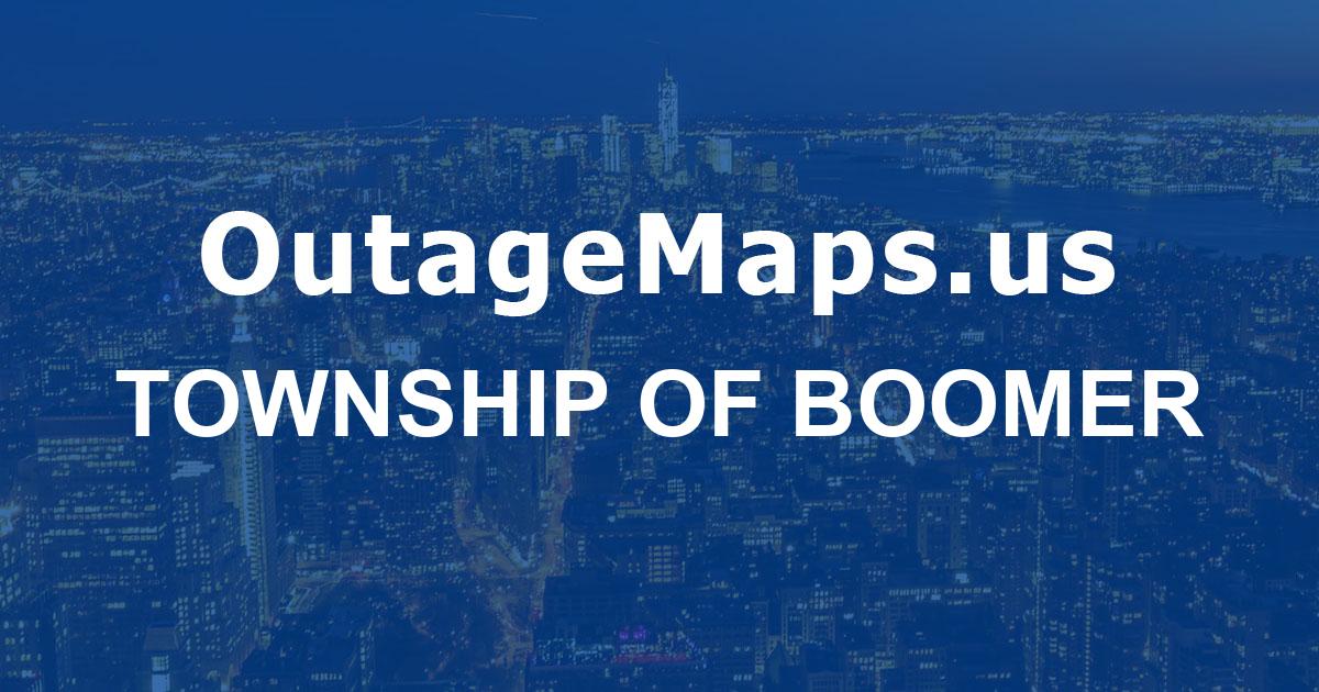 Township of Boomer Power Outages Map