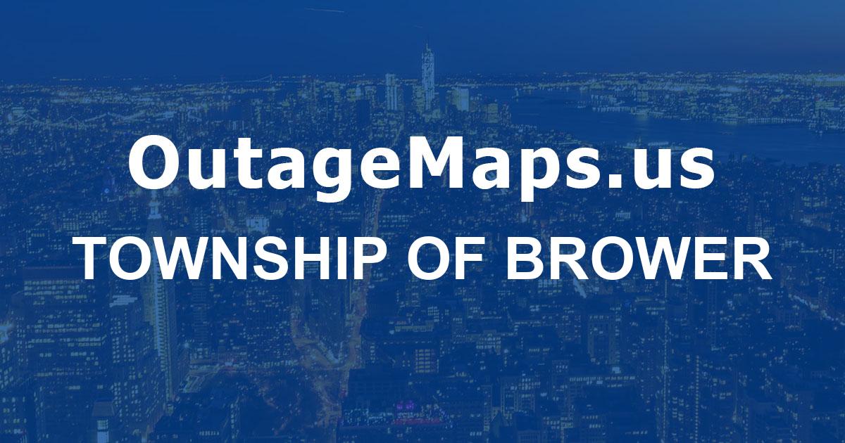 Township of Brower Power Outages Map