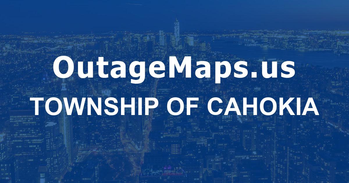 Township of Cahokia Power Outages Map