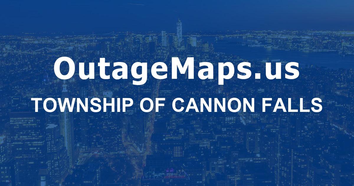 Township of Cannon Falls Power Outages Map