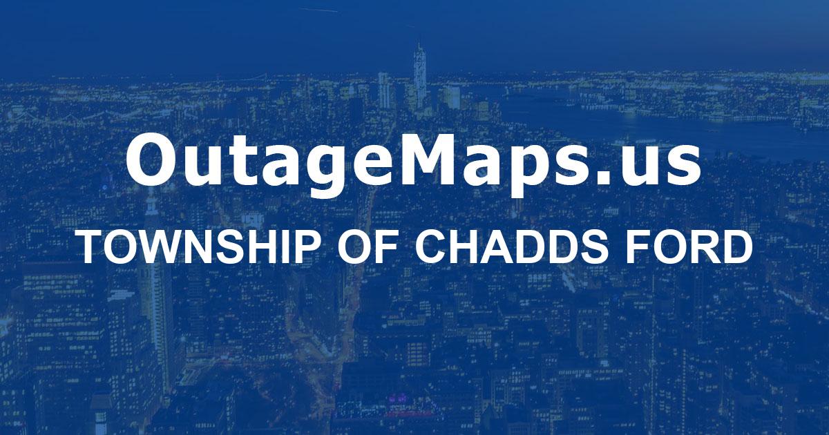 Township of Chadds Ford Power Outages Map