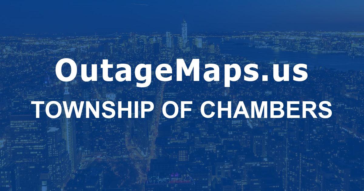 Township of Chambers Power Outages Map