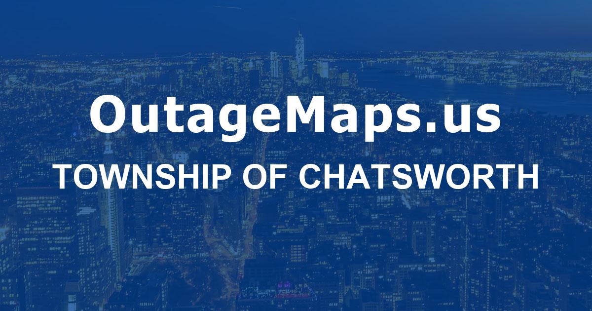 Township of Chatsworth Power Outages Map