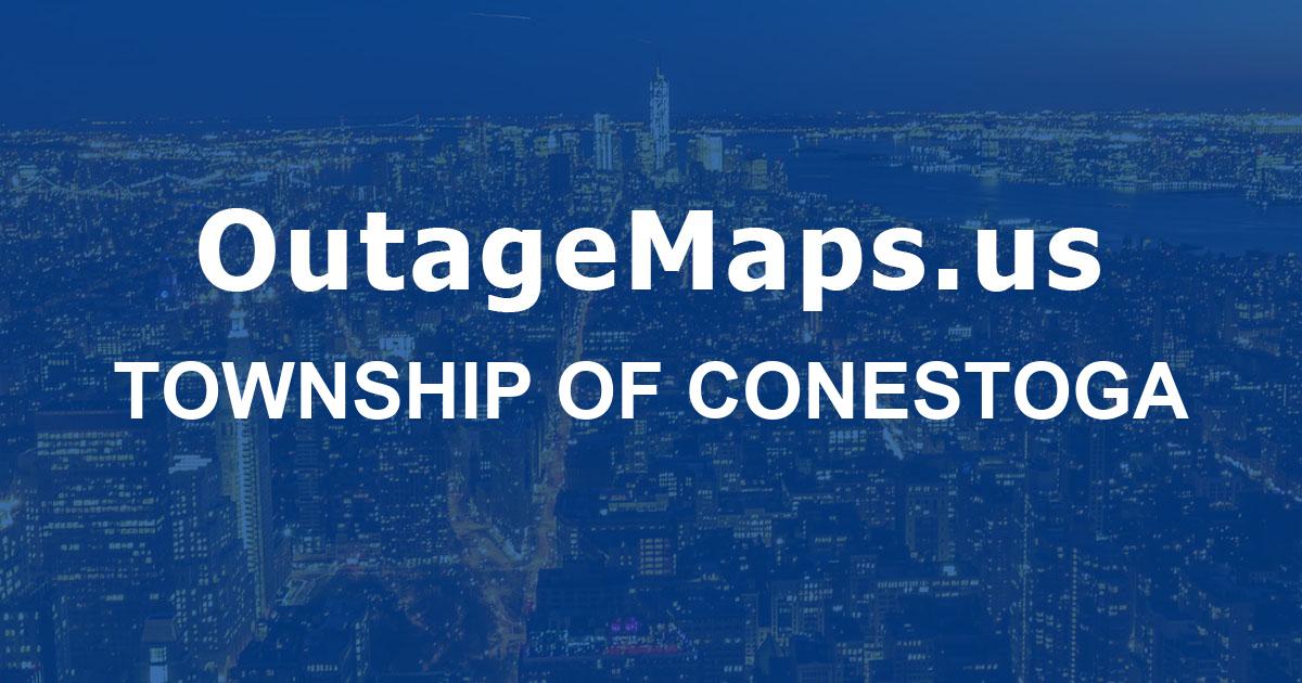 Township of Conestoga Power Outages Map