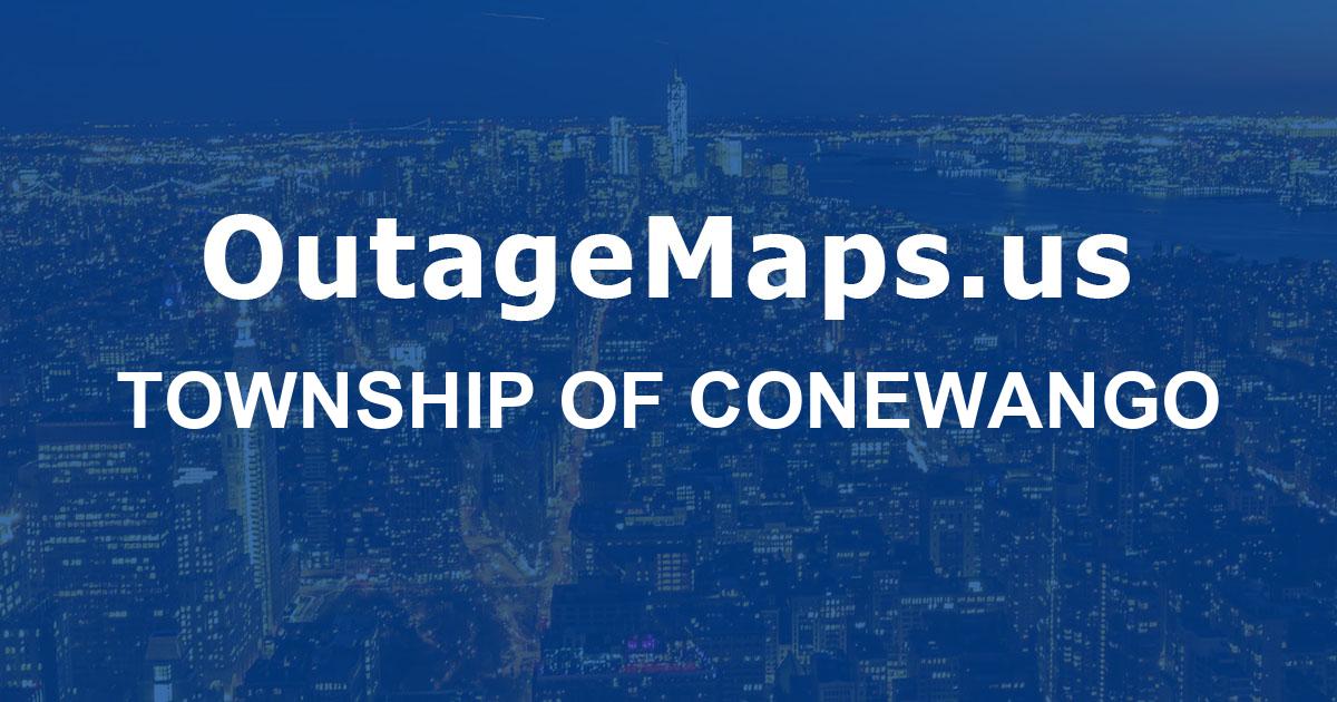 Township of Conewango Power Outages Map