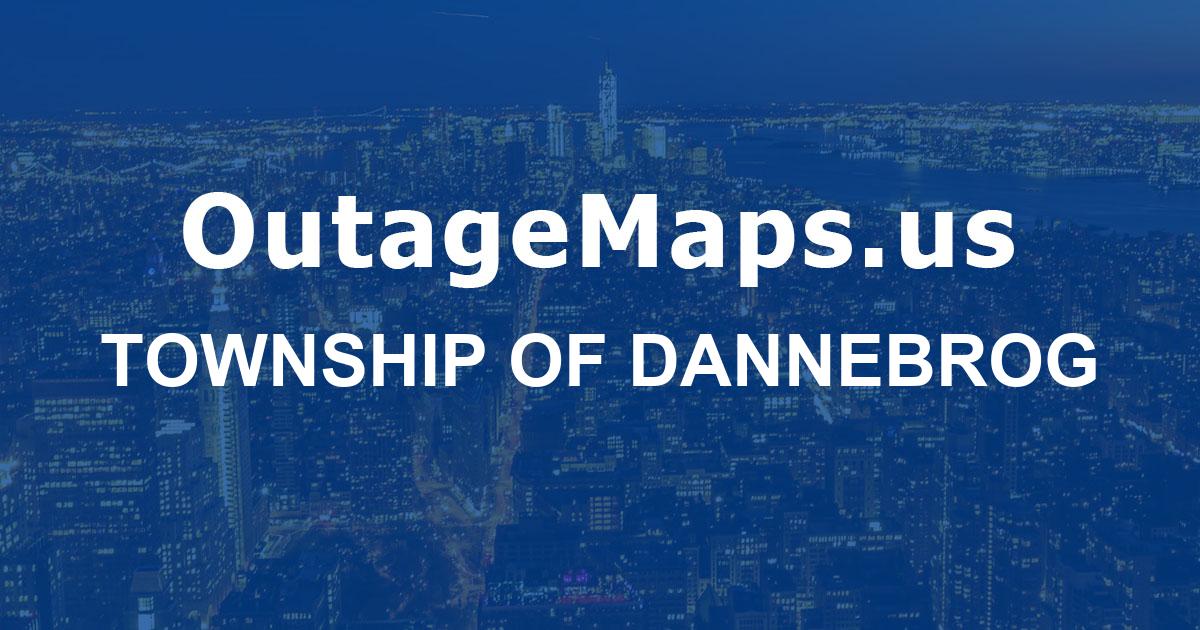 Township of Dannebrog Power Outages Map