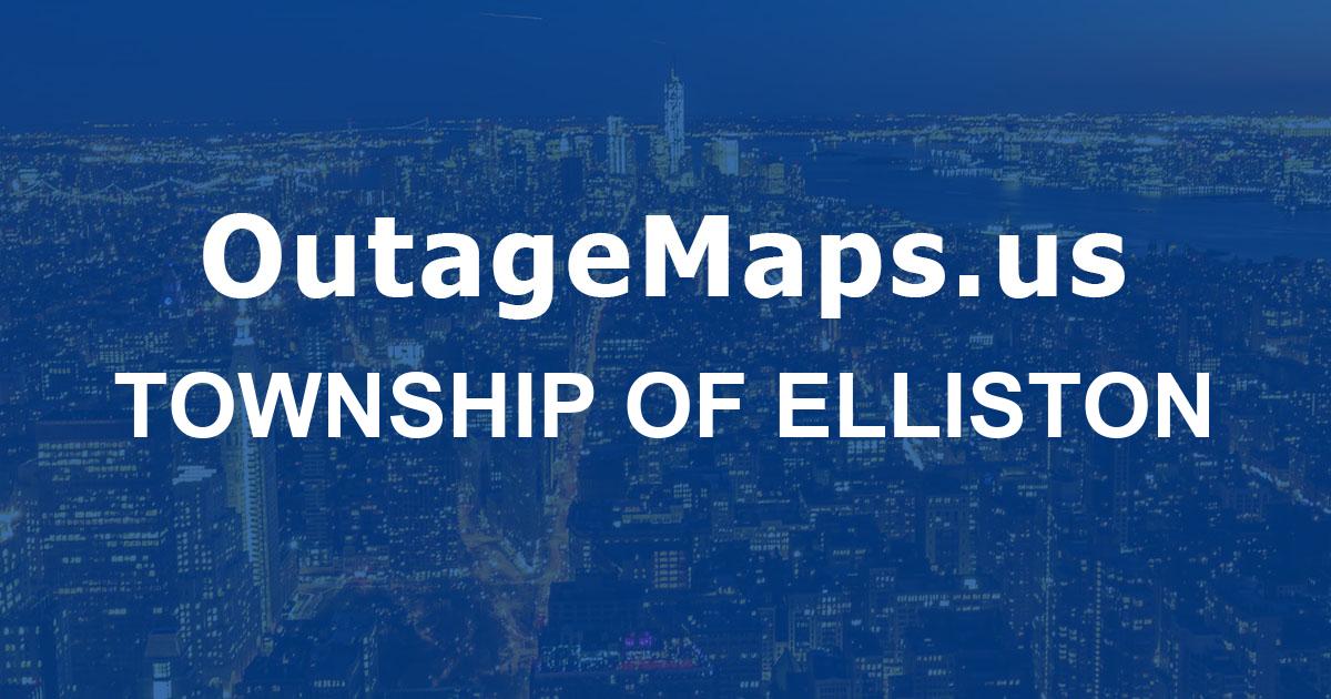 Township of Elliston Power Outages Map