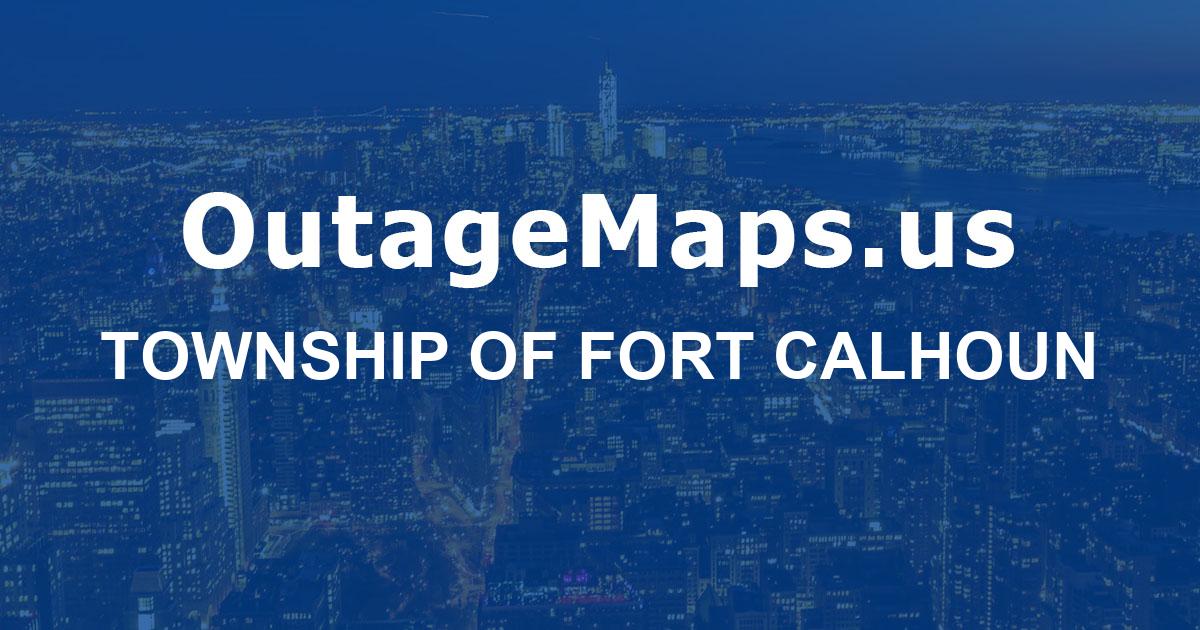 Township of Fort Calhoun Power Outages Map