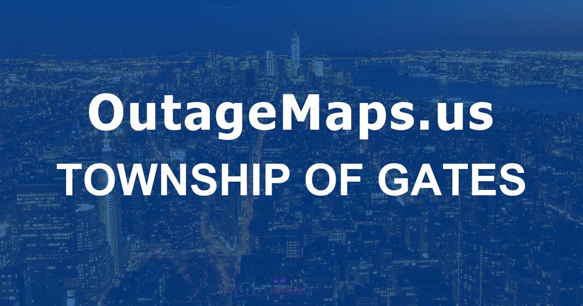 Township of Gates Power Outages Map