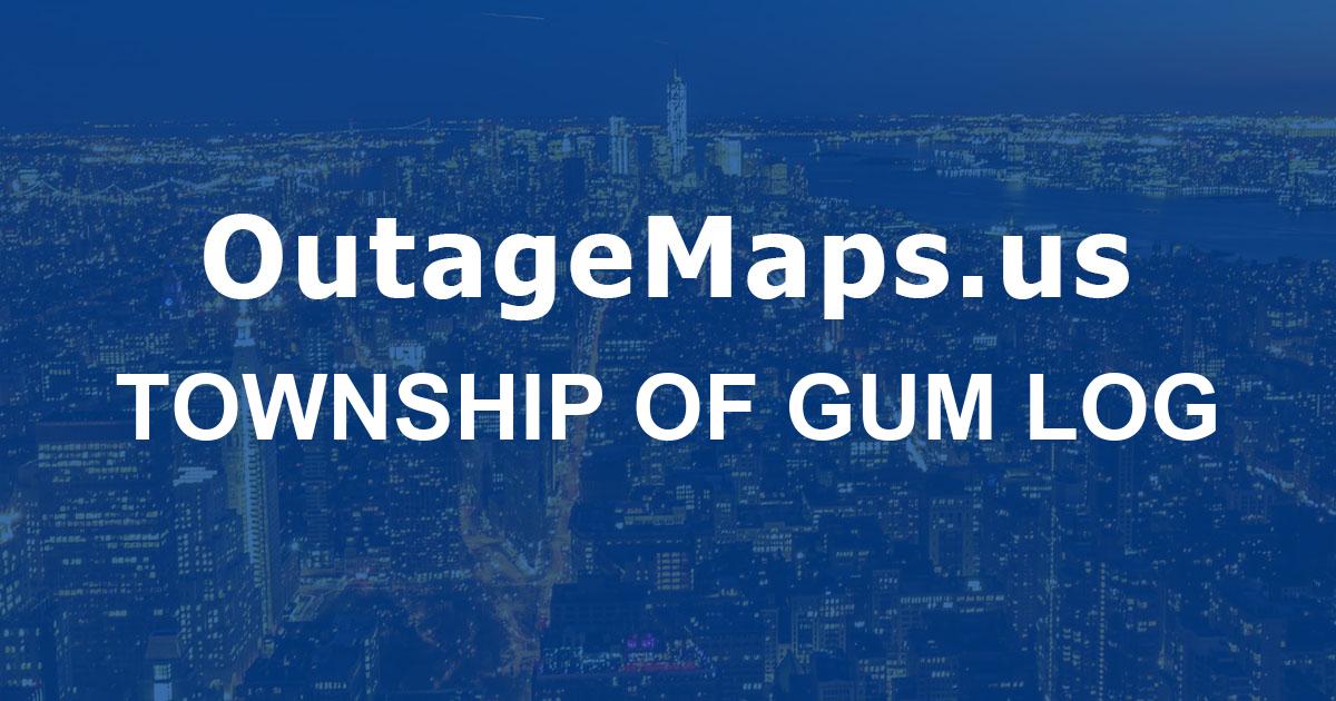 Township of Gum Log Power Outages Map