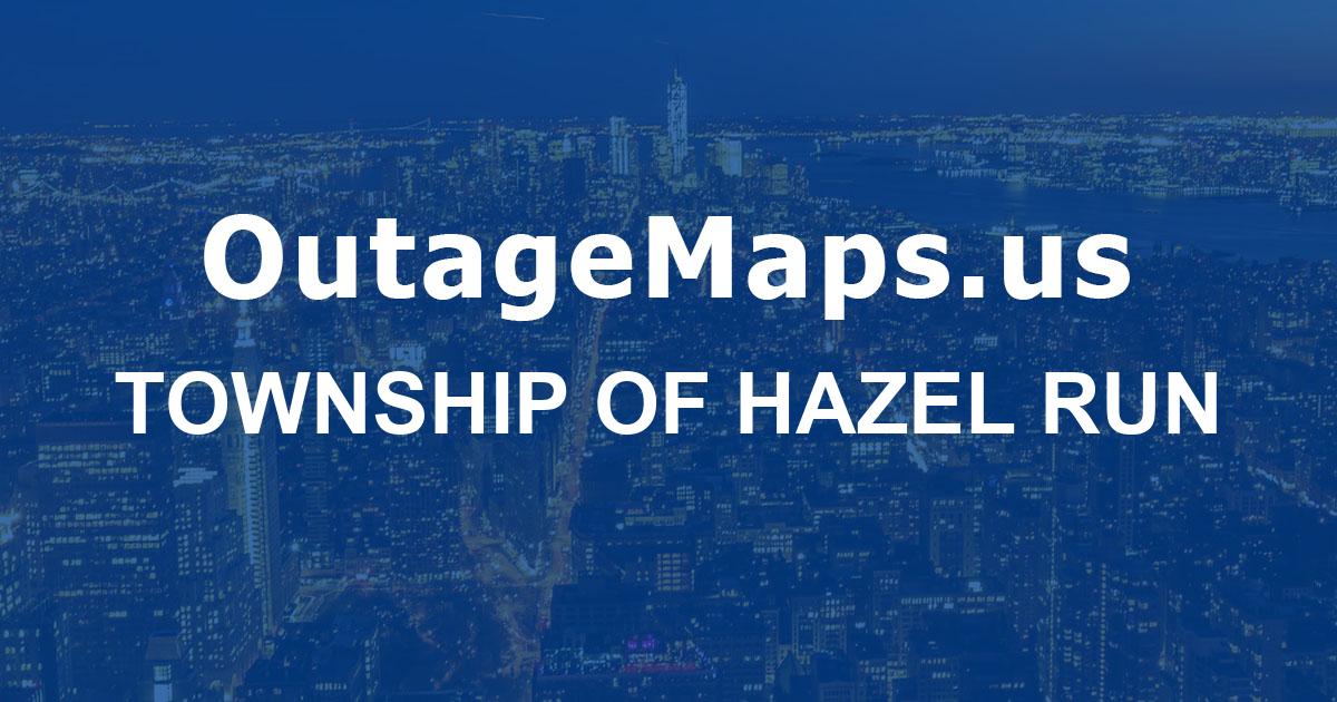 Township of Hazel Run Power Outages Map
