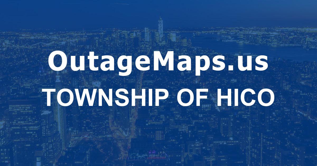 Township of Hico Power Outages Map