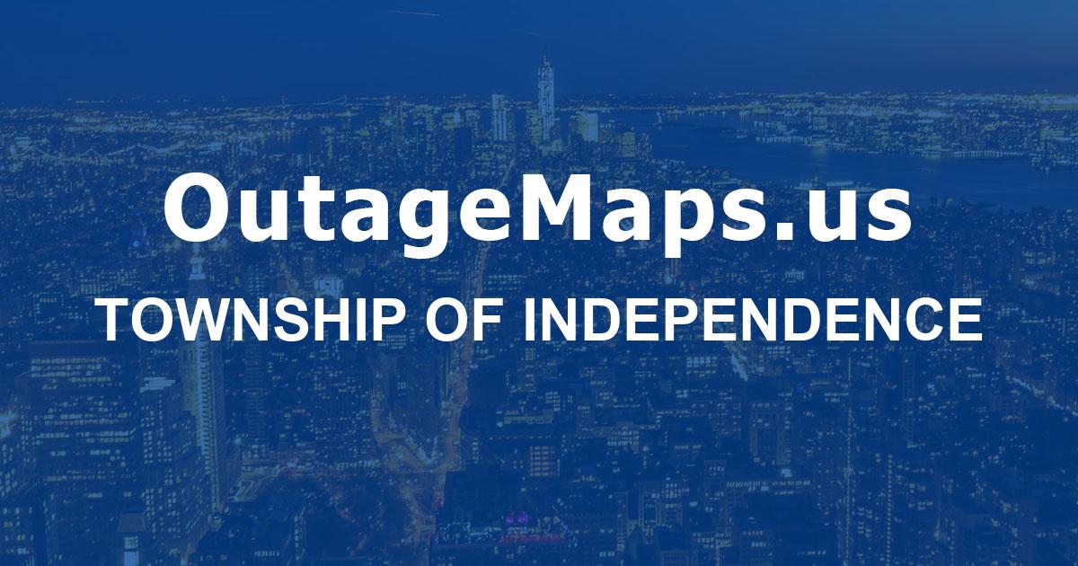 Township of Independence Power Outages Map