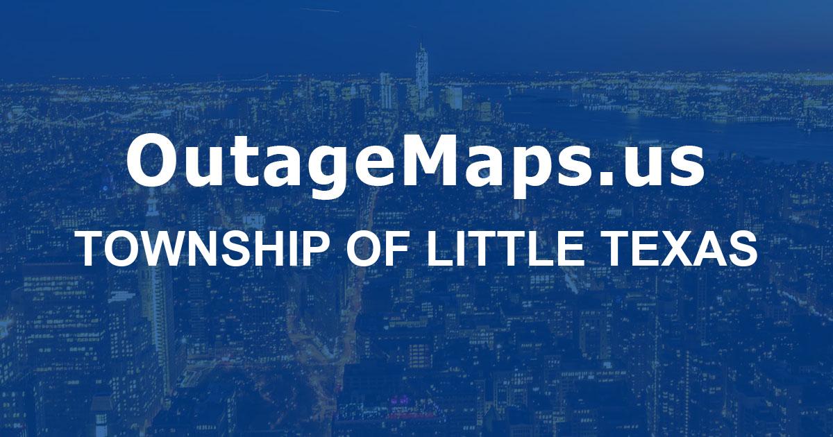 Township of Little Texas Power Outages Map