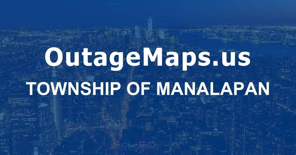 Township of Manalapan Power Outages Map