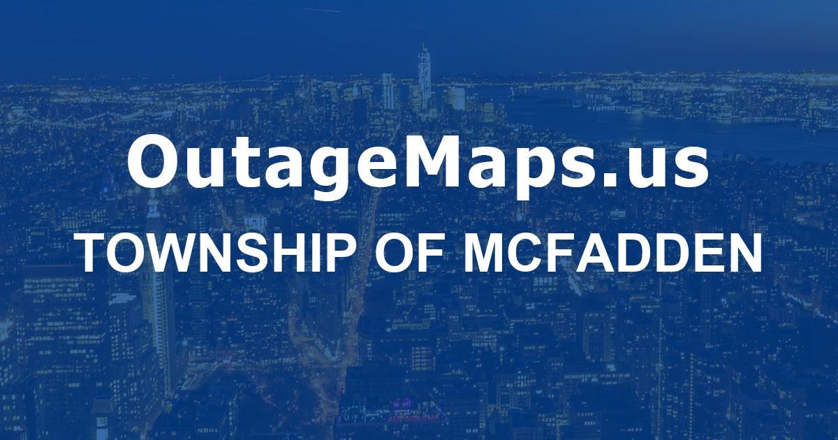 Township of McFadden Power Outages Map