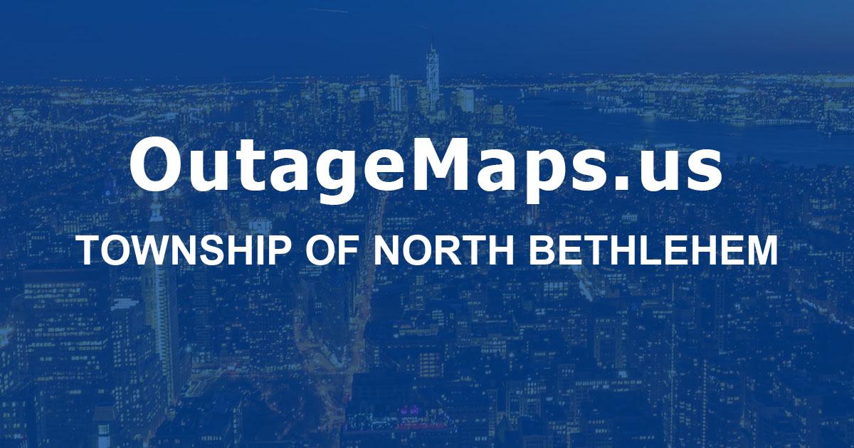 Township of North Bethlehem Power Outages Map