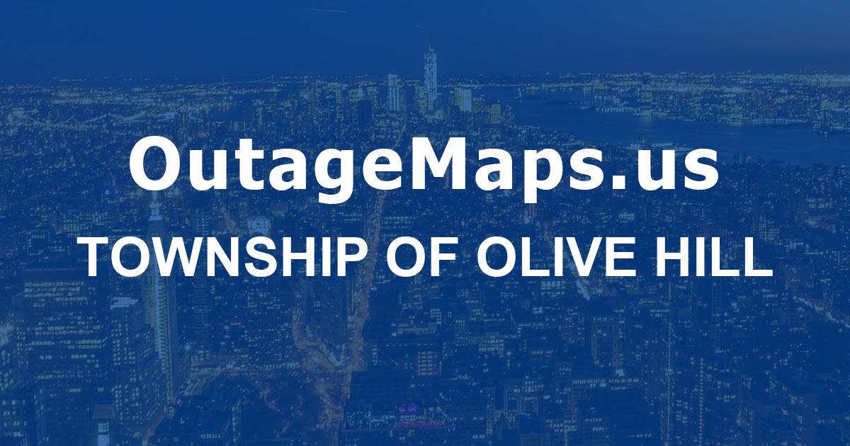 Township of Olive Hill Power Outages Map