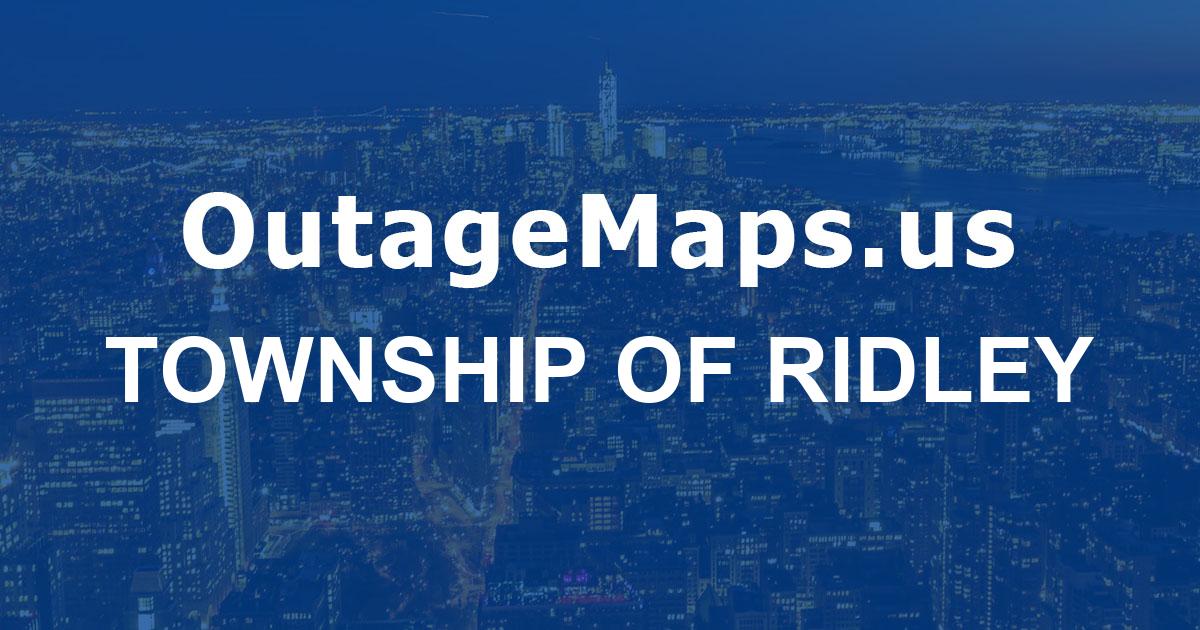 Township of Ridley Power Outages Map