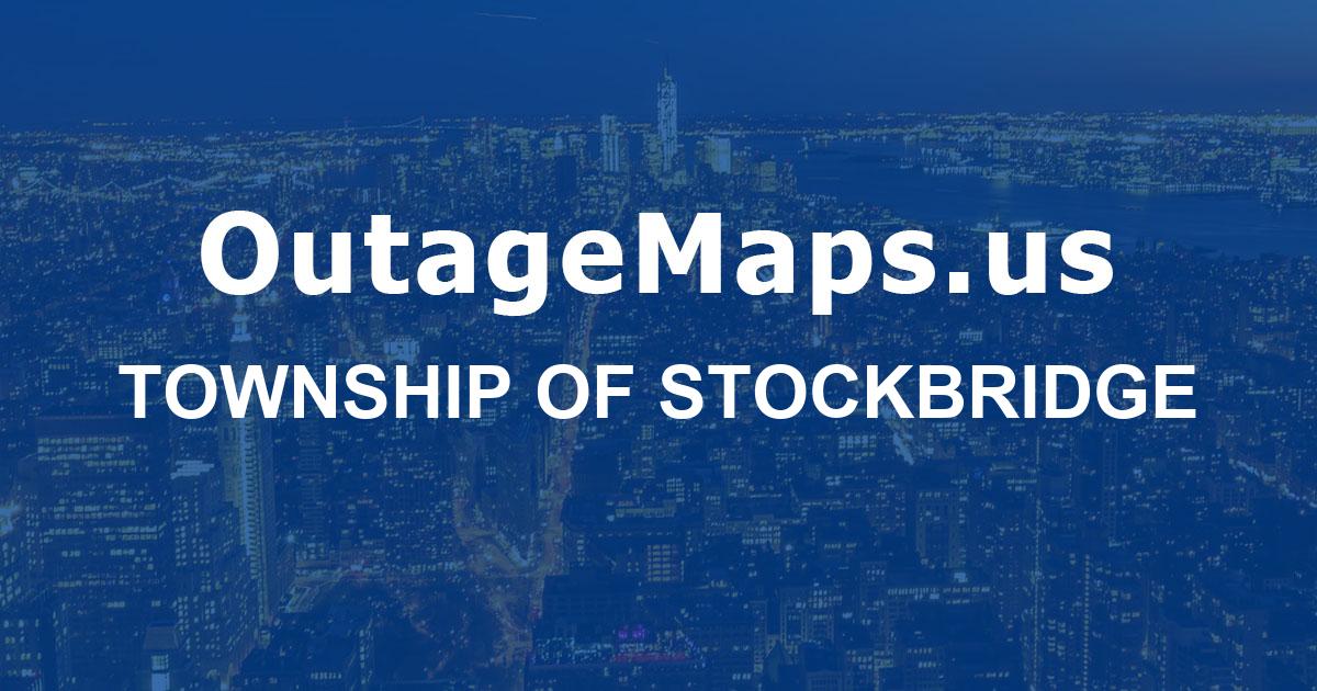Township of Stockbridge Power Outages Map