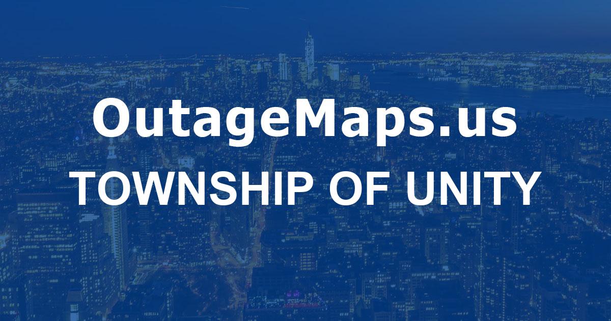 Township of Unity Power Outages Map