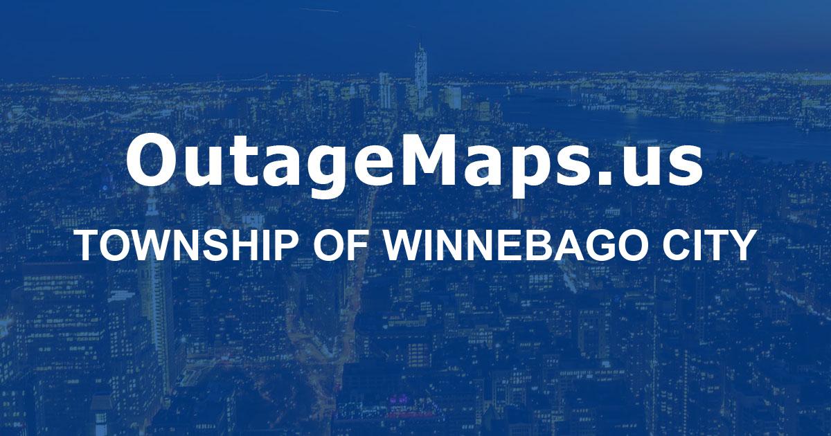 Township of Winnebago City Power Outages Map